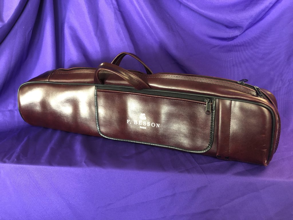 Besson Paris Leather Trumpet Gig Bag - Davids Instrument Repair
